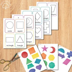 Shape Matching Activity, Educational Preschool Printable, Teacher ...