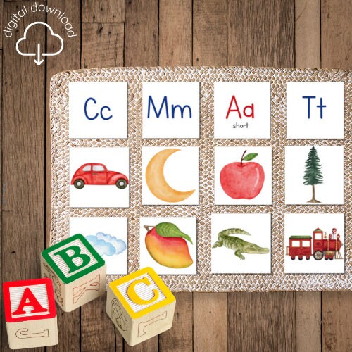 Beginning Letter Sound Sort, Initial Sound Matching Activity ...