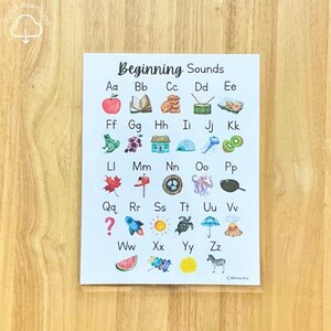Beginning Sounds Starter Pack, Alphabet Practice, Homeschool Activity ...