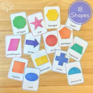 Shape Matching Activity, Educational Preschool Printable, Teacher ...