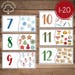 Christmas Math Puzzles, Numbers 1-20, Preschool Game, Christmas ...