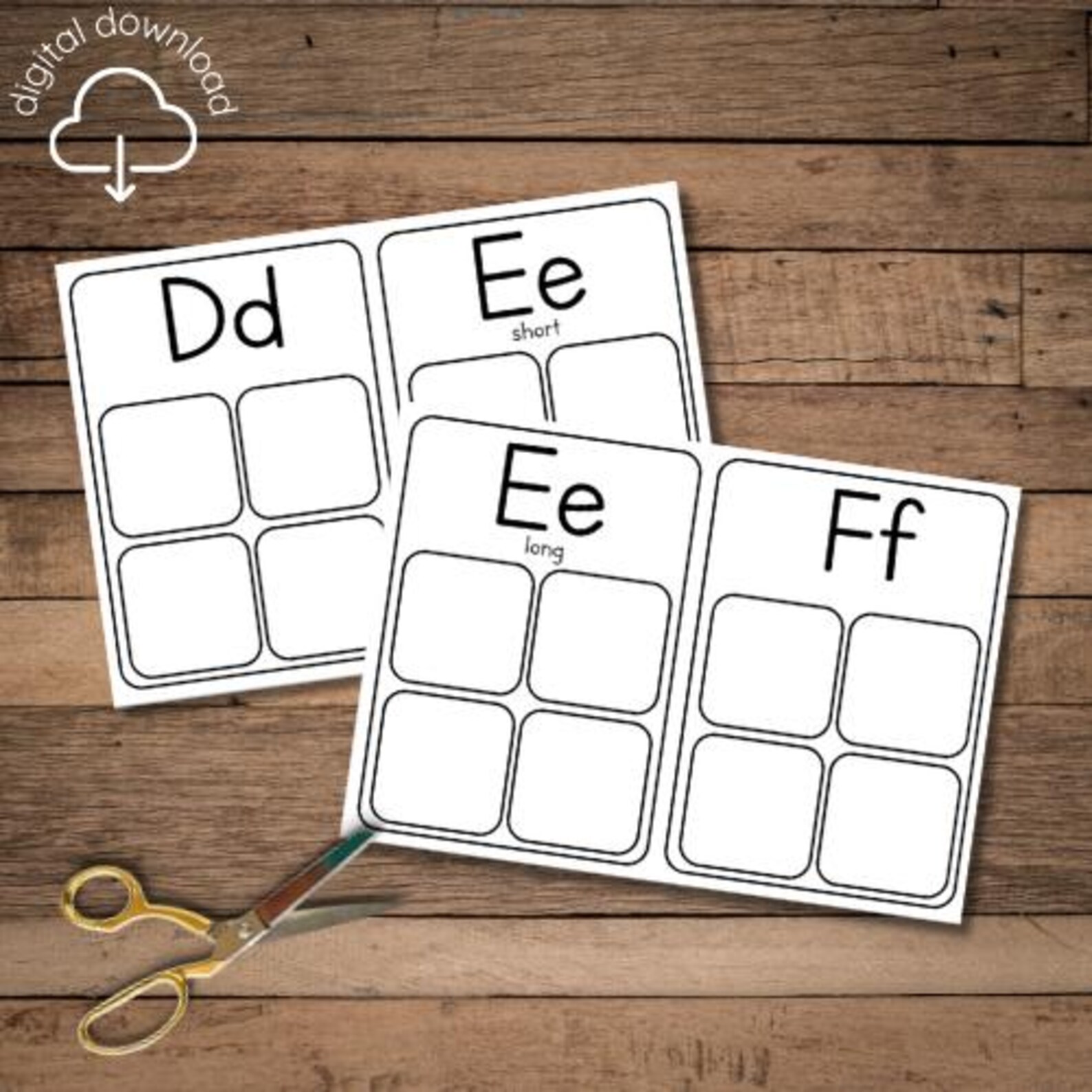 ABC Beginning Sound Matching Activity, ABC Letter Game, Homeschool ...