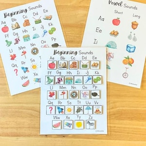 Beginning Sounds Starter Pack, Alphabet Practice, Homeschool Activity ...