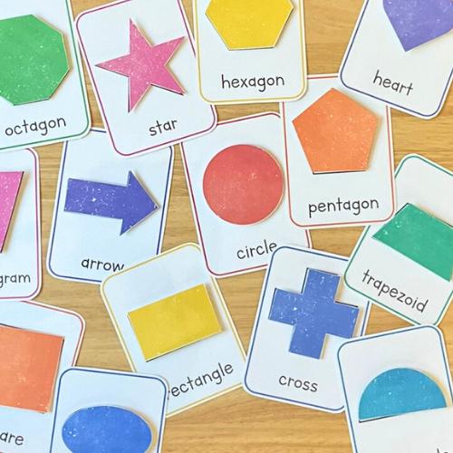 Shape Matching Activity, Educational Preschool Printable, Teacher ...