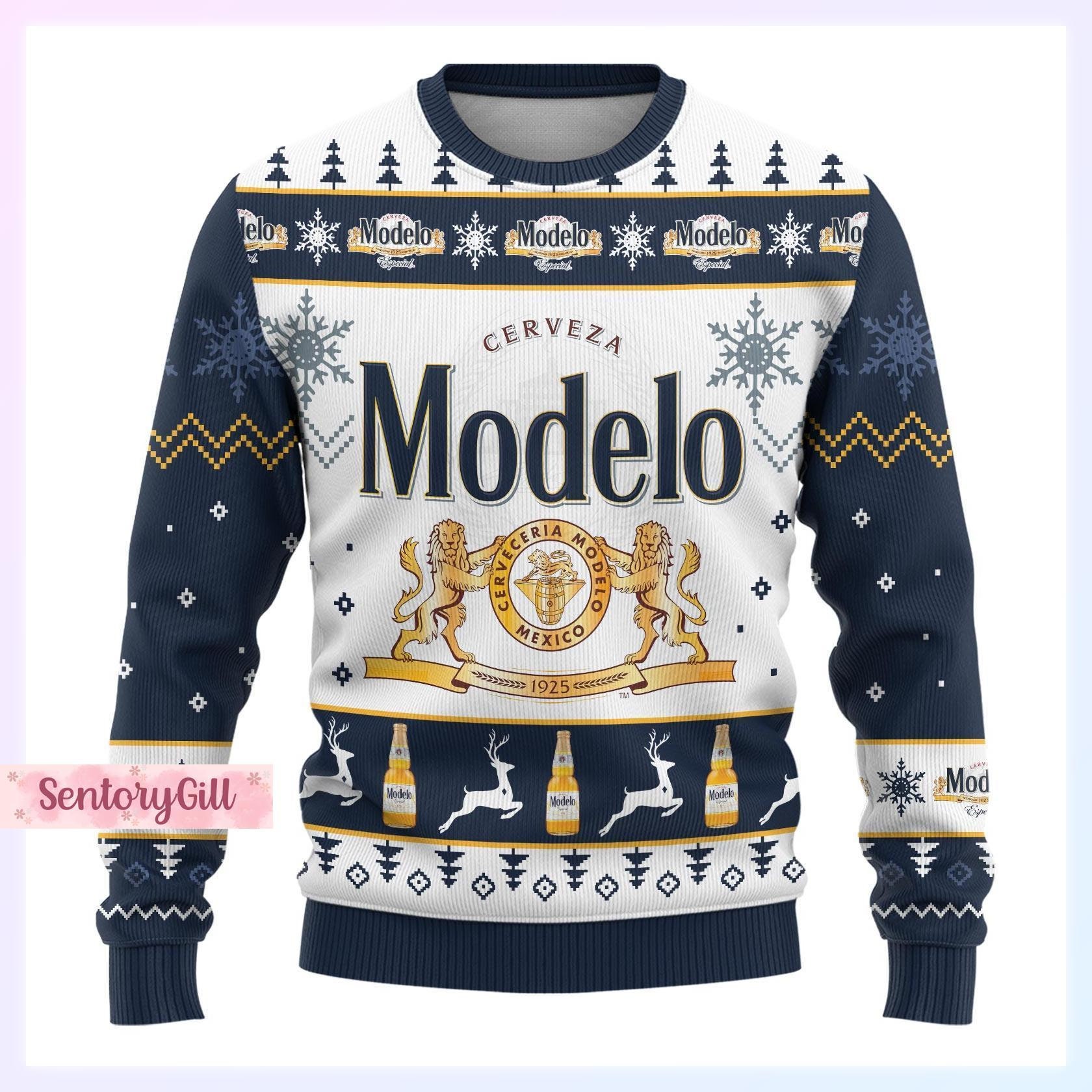 Christmas Modelo Sweater, Modelo Beer Ugly Sweater, Modelo Holiday ...