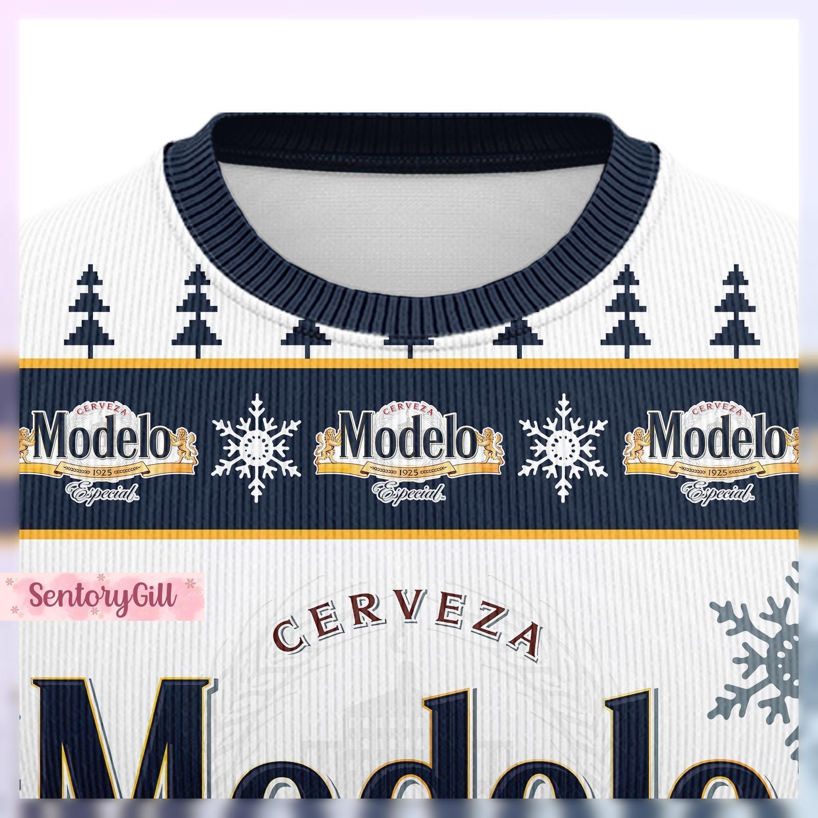 Christmas Modelo Sweater, Modelo Beer Ugly Sweater, Modelo Holiday ...