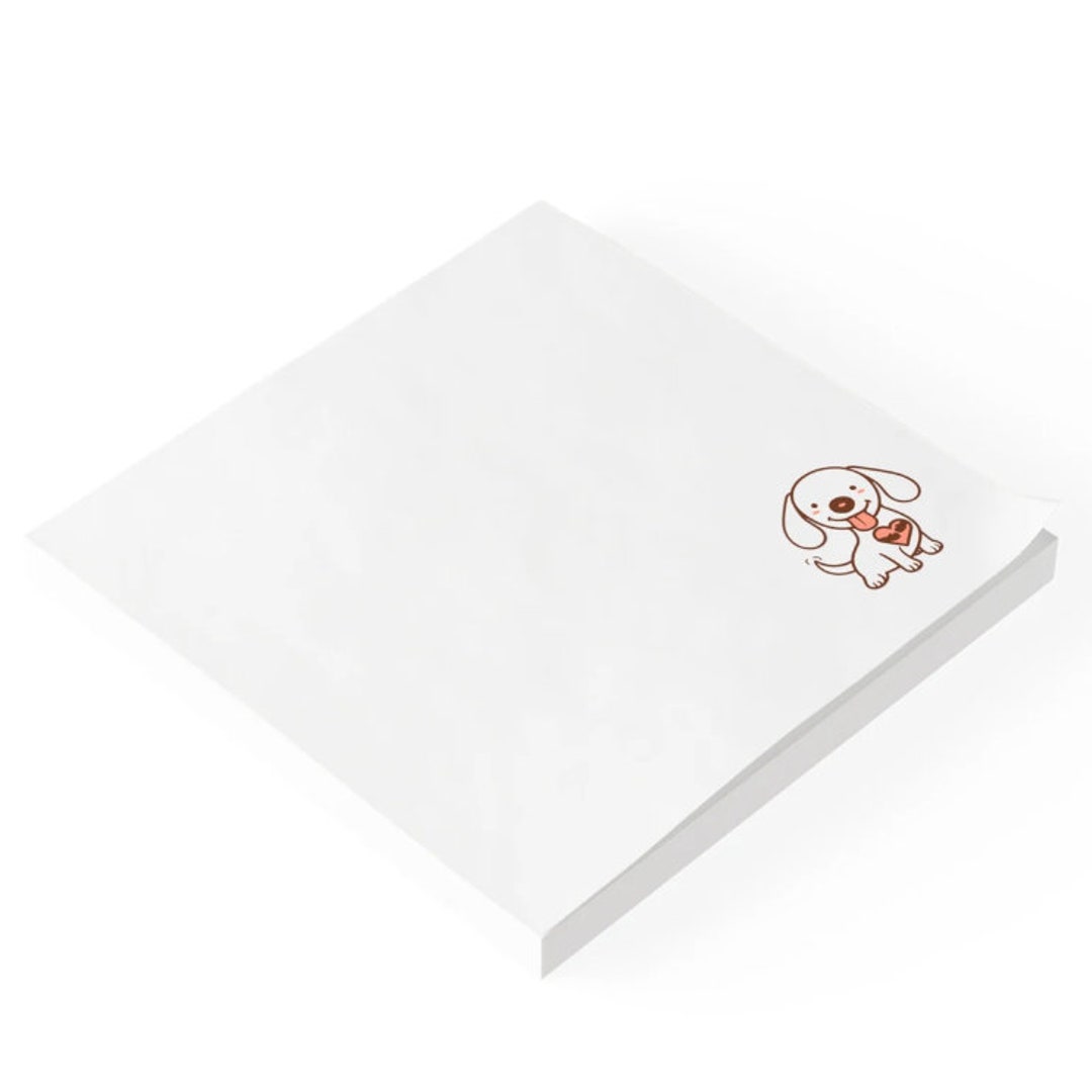 Support Puppy Post-it® Note Pad 3 X 3 Puppy Gift - Etsy