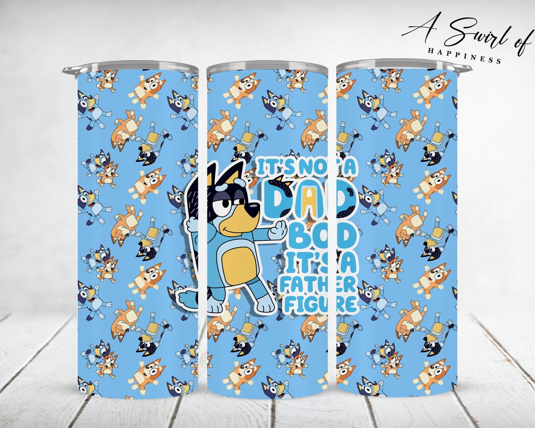 Bluey Inspired-dad Bod-20 Oz Tumbler - Etsy