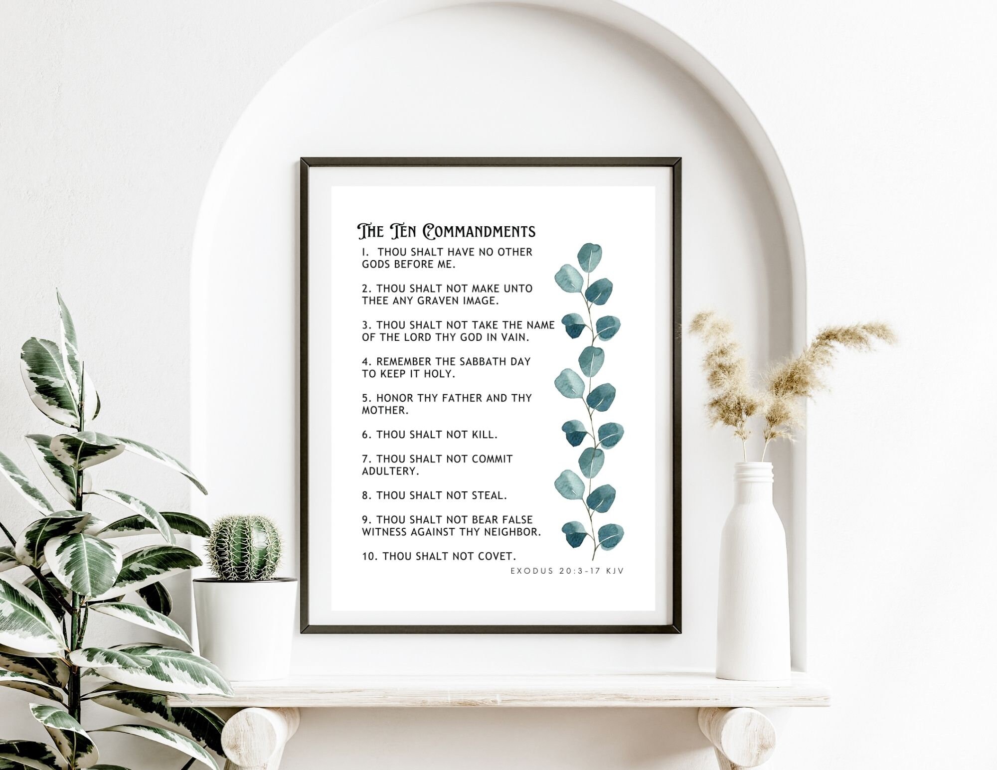 Exodus 20 Kjv Ten Commandments