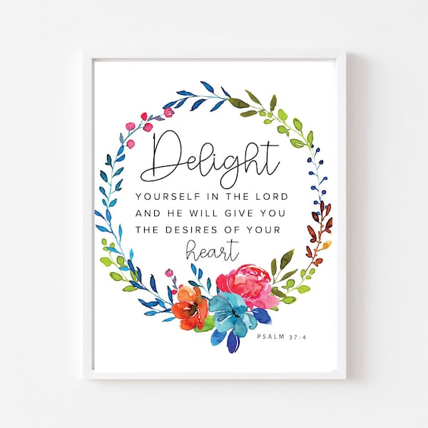 Psalm 37 4 - Etsy