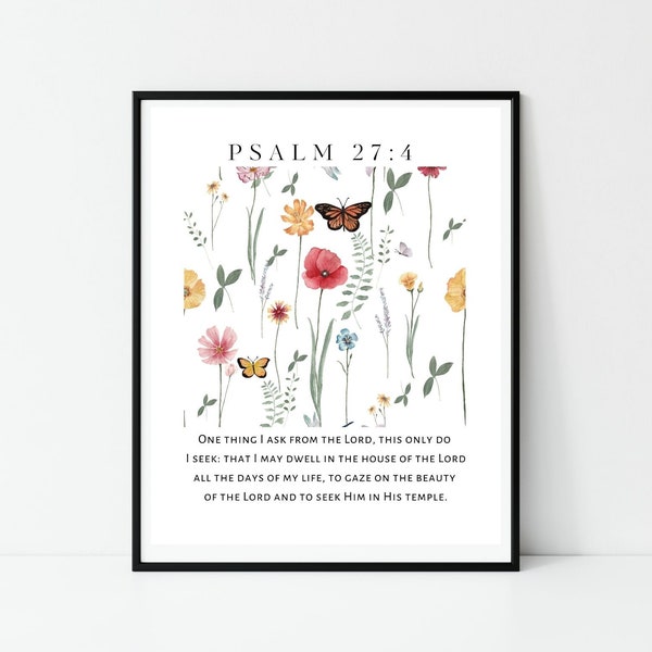 Psalm 27 4 - Etsy