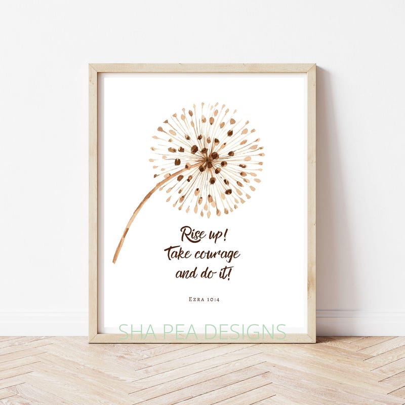 Courage Poster - Etsy