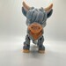 3-D Printed Flex, Highland Cows. 3D Printed Articulating Highland Cow ...