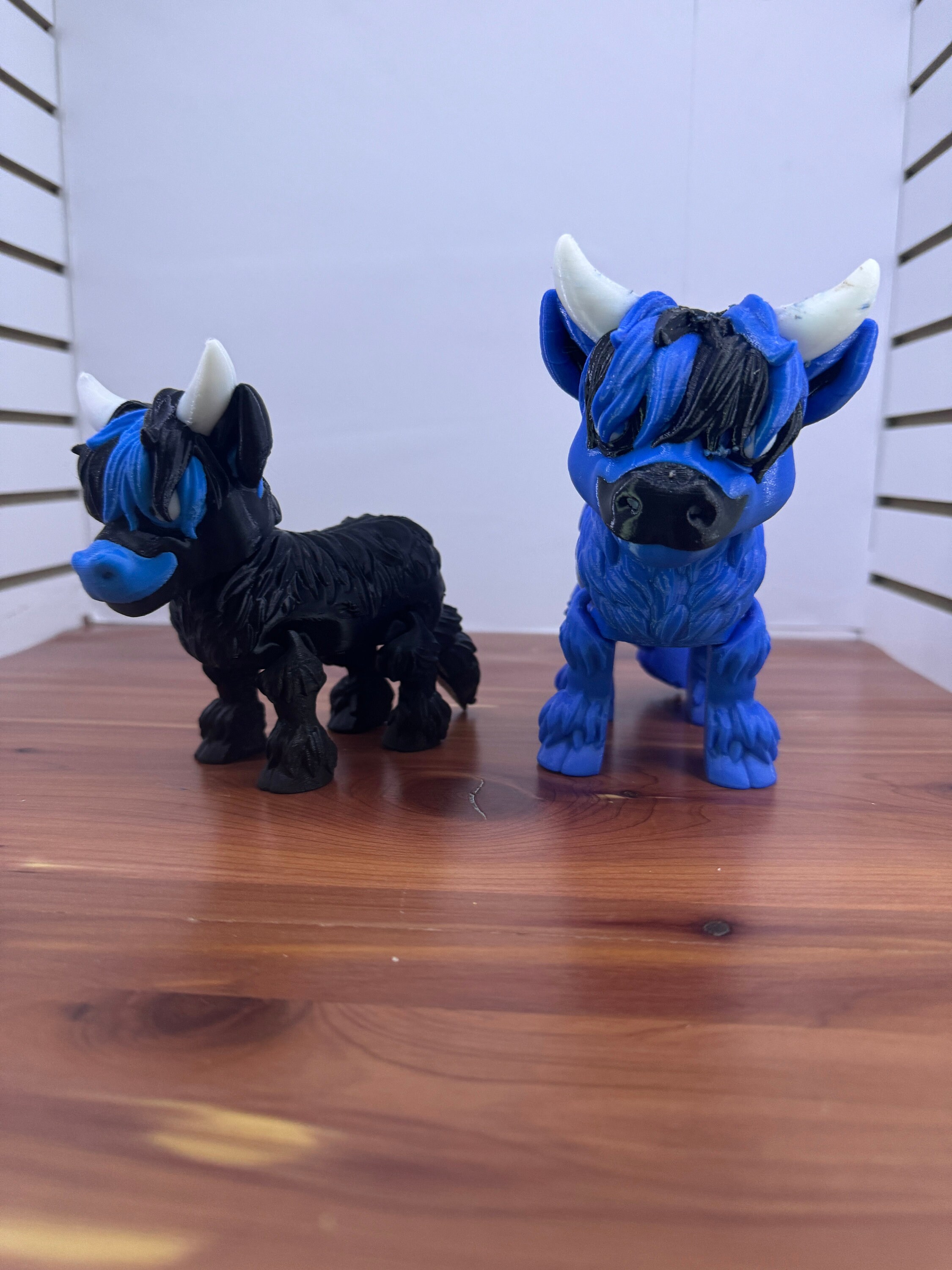 3-D Printed Flex, Highland Cow With or Without Utters. - Etsy