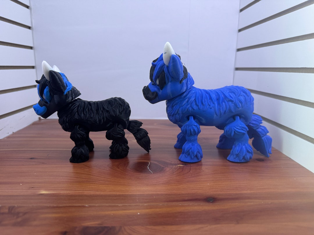 3-D Printed Flex, Highland Cow With or Without Utters. - Etsy