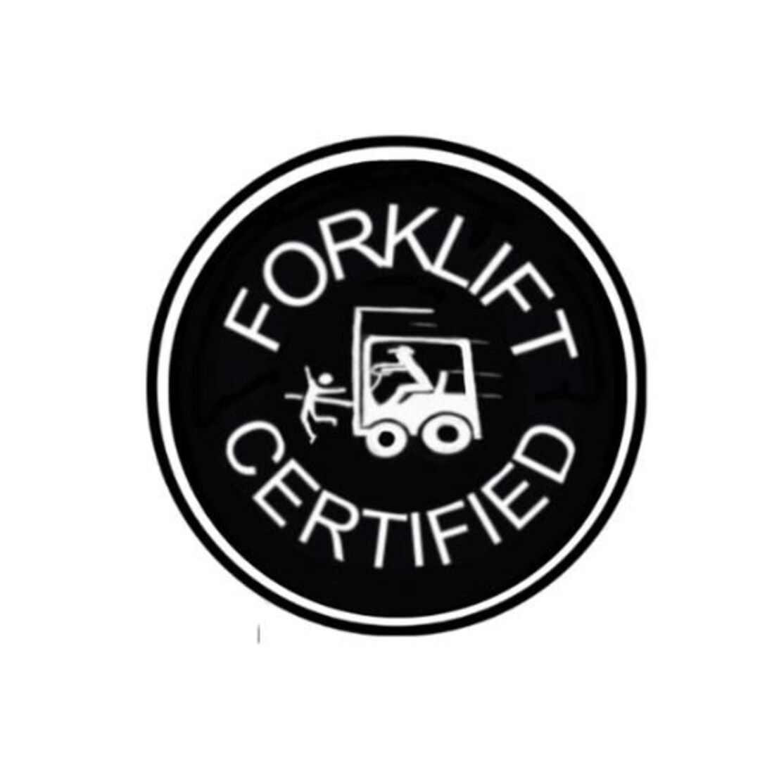 Forklift Certified SVG File Deign for Hat and Shirts - Etsy