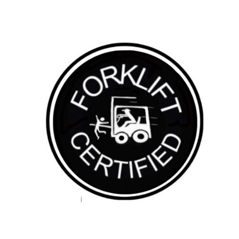 Forklift Certified SVG File Deign for Hat and Shirts - Etsy