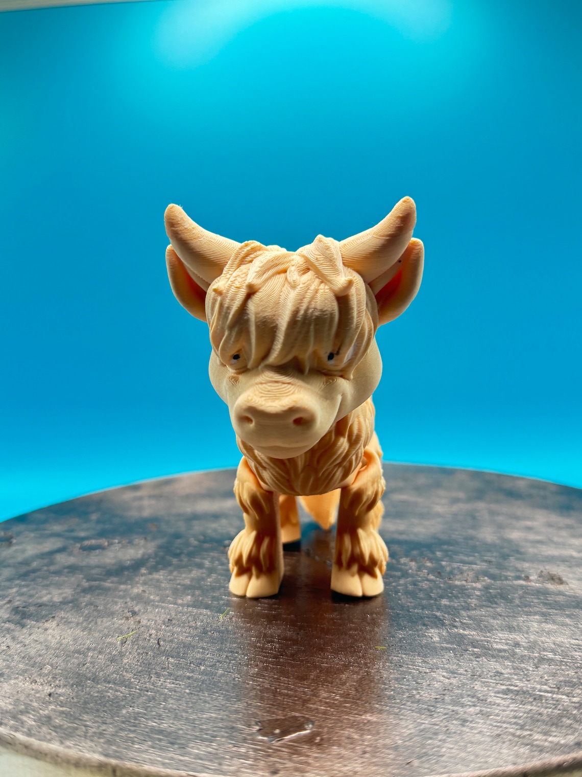 3-D Printed Flex, Highland Cows. 3D Printed Articulating Highland Cow ...