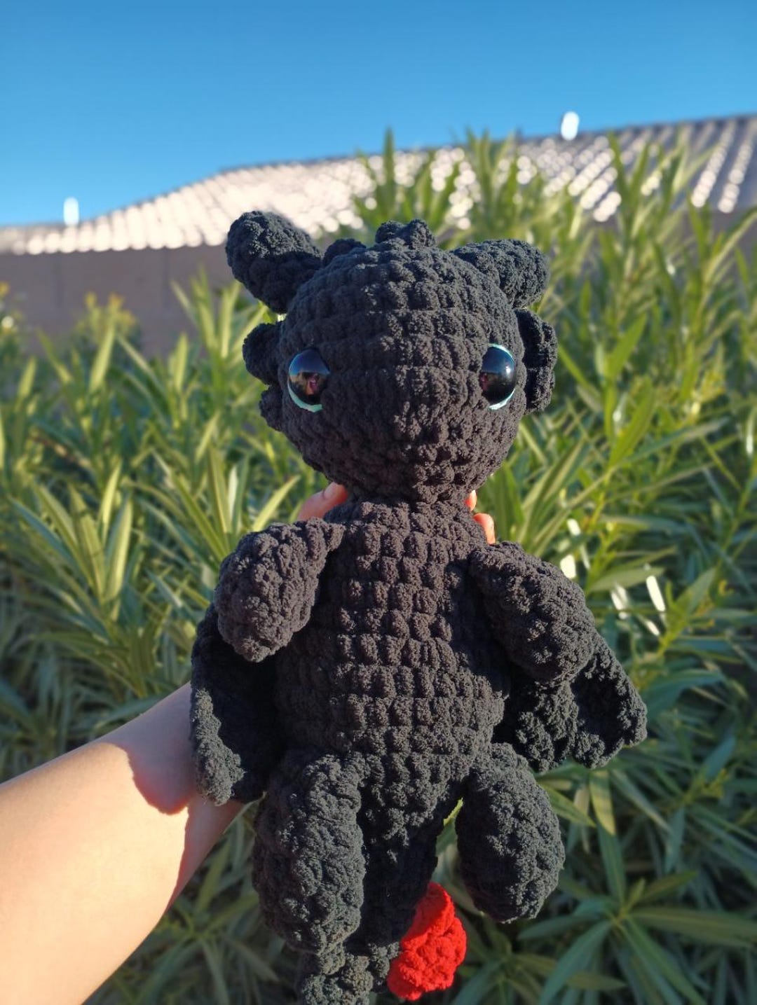 Crochet Toothless Dragon, Handmade, Night Fury, Amigurumi Dragon ...