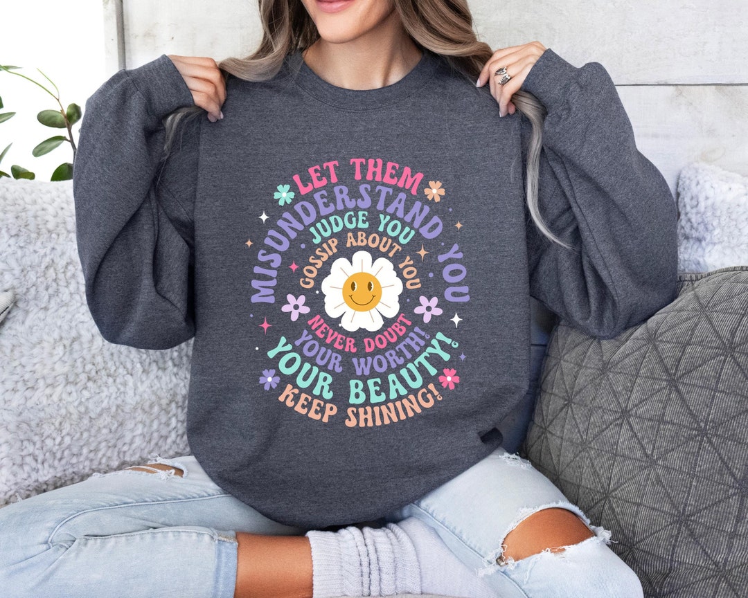 Positive Affirmation Sweatshirt Motivational Quote Pullover ...