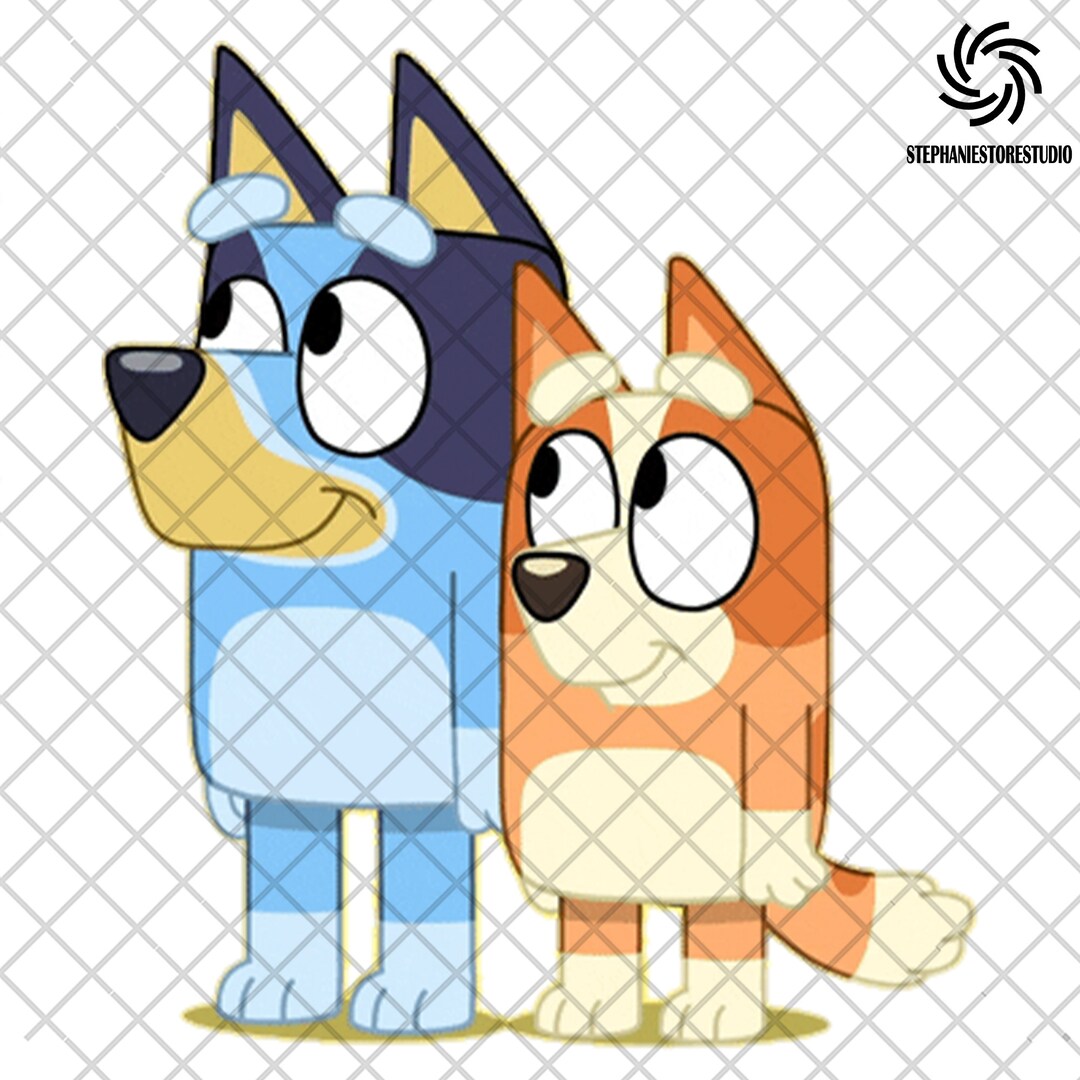 Bluey Rainbow PNG Bluey Png Bluey Birthday Png Bingo Png - Etsy