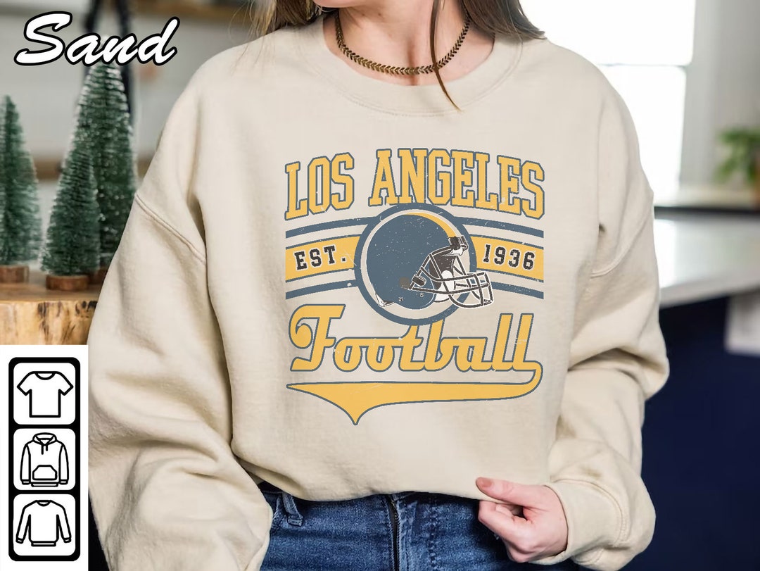 Vintage Los Angeles Football Crewneck Sweatshirt, Ram Football ...
