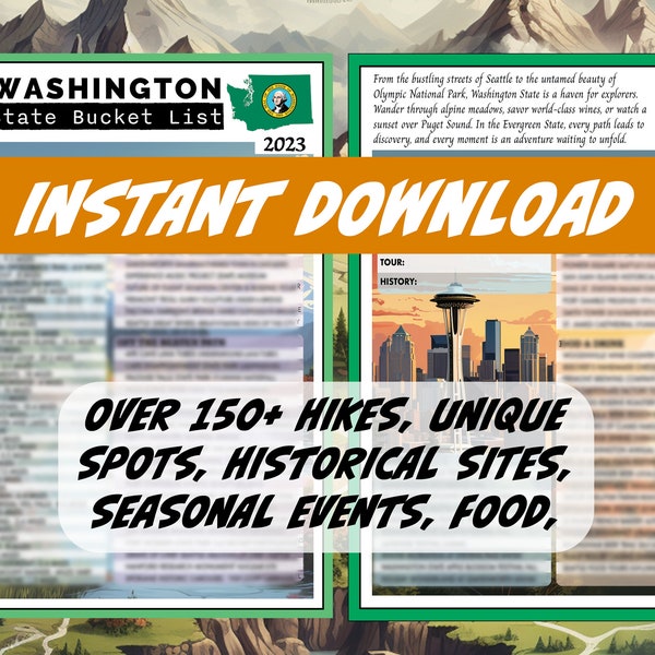 Washington State - Etsy