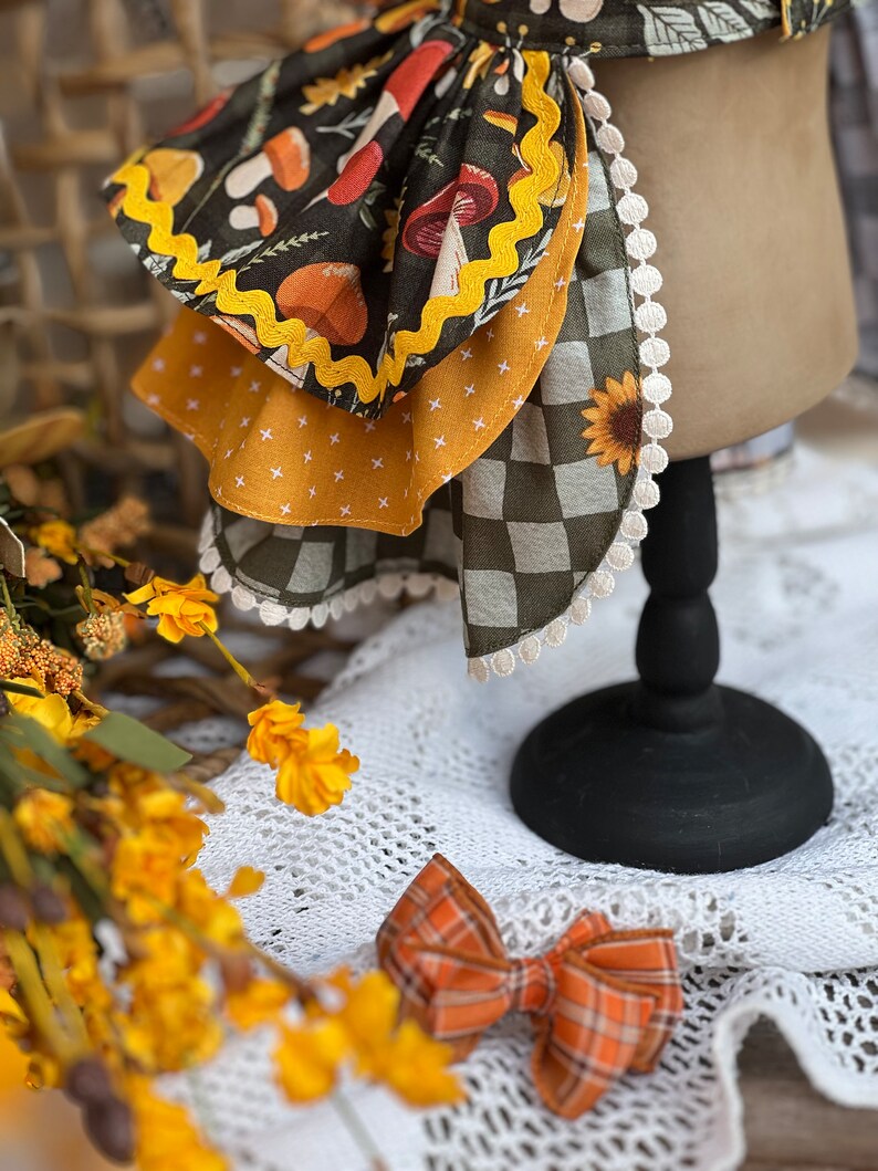 Toadstool Ruffled Dress - Etsy