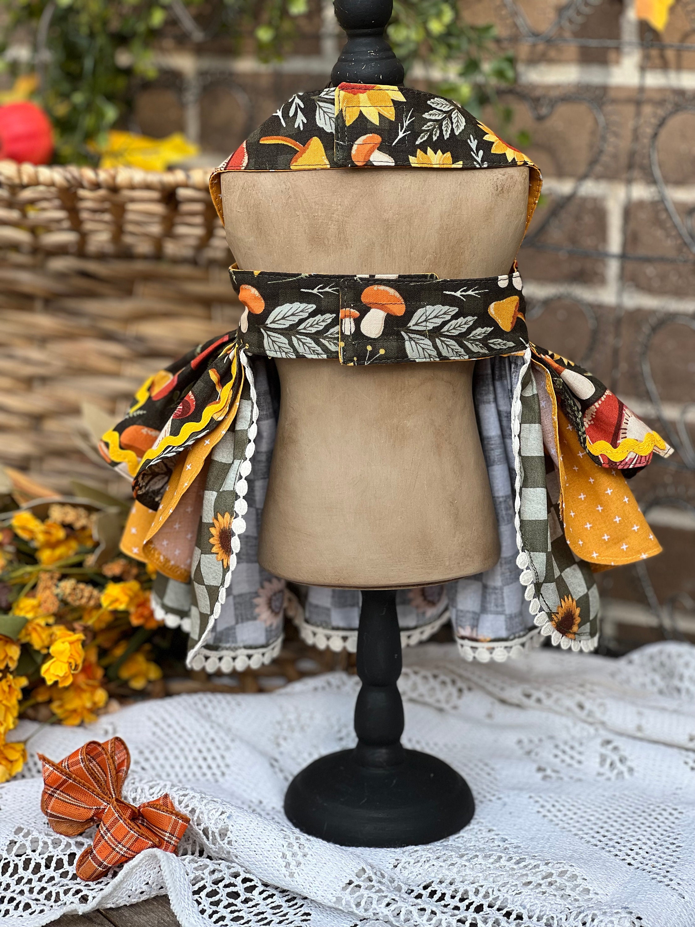 Toadstool Ruffled Dress - Etsy