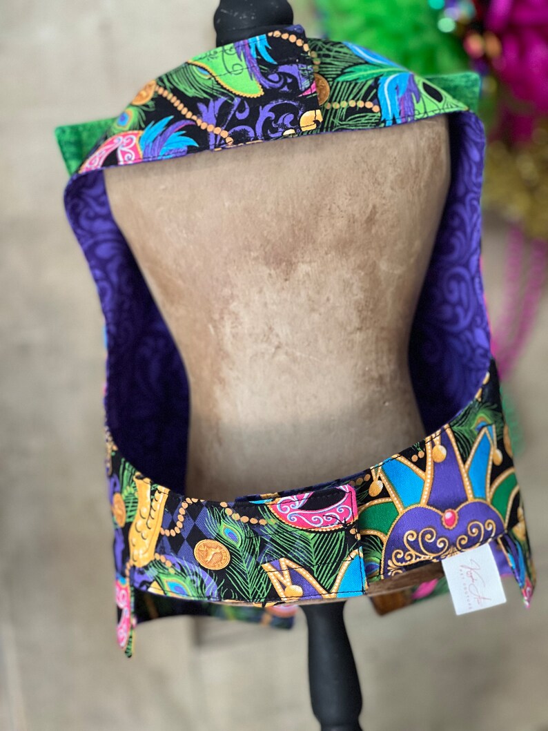Mardi Gras Captain's Vest - Etsy