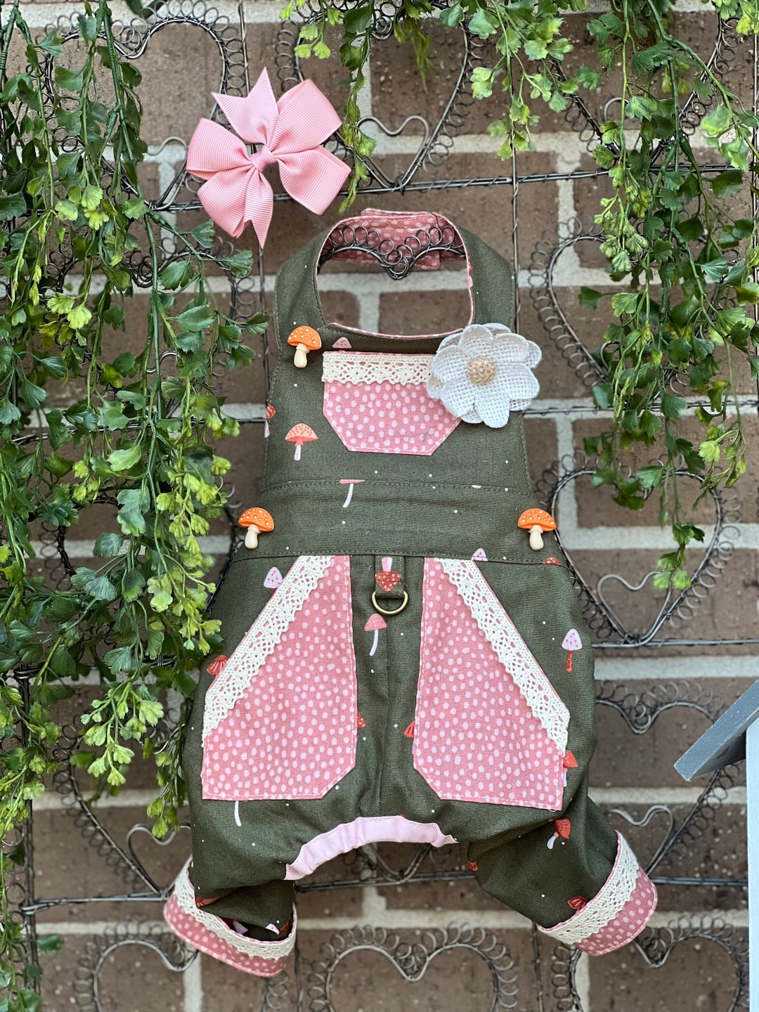 Forest Mushrooms Overalls - Etsy