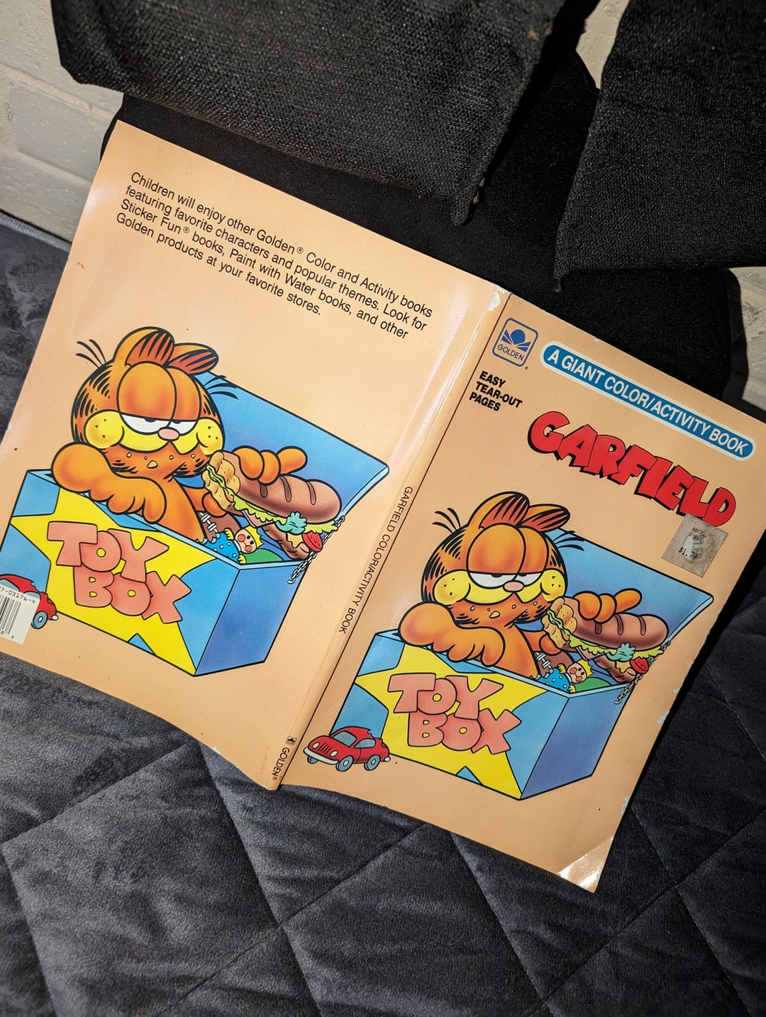 1989 Garfield Activity Book - Etsy