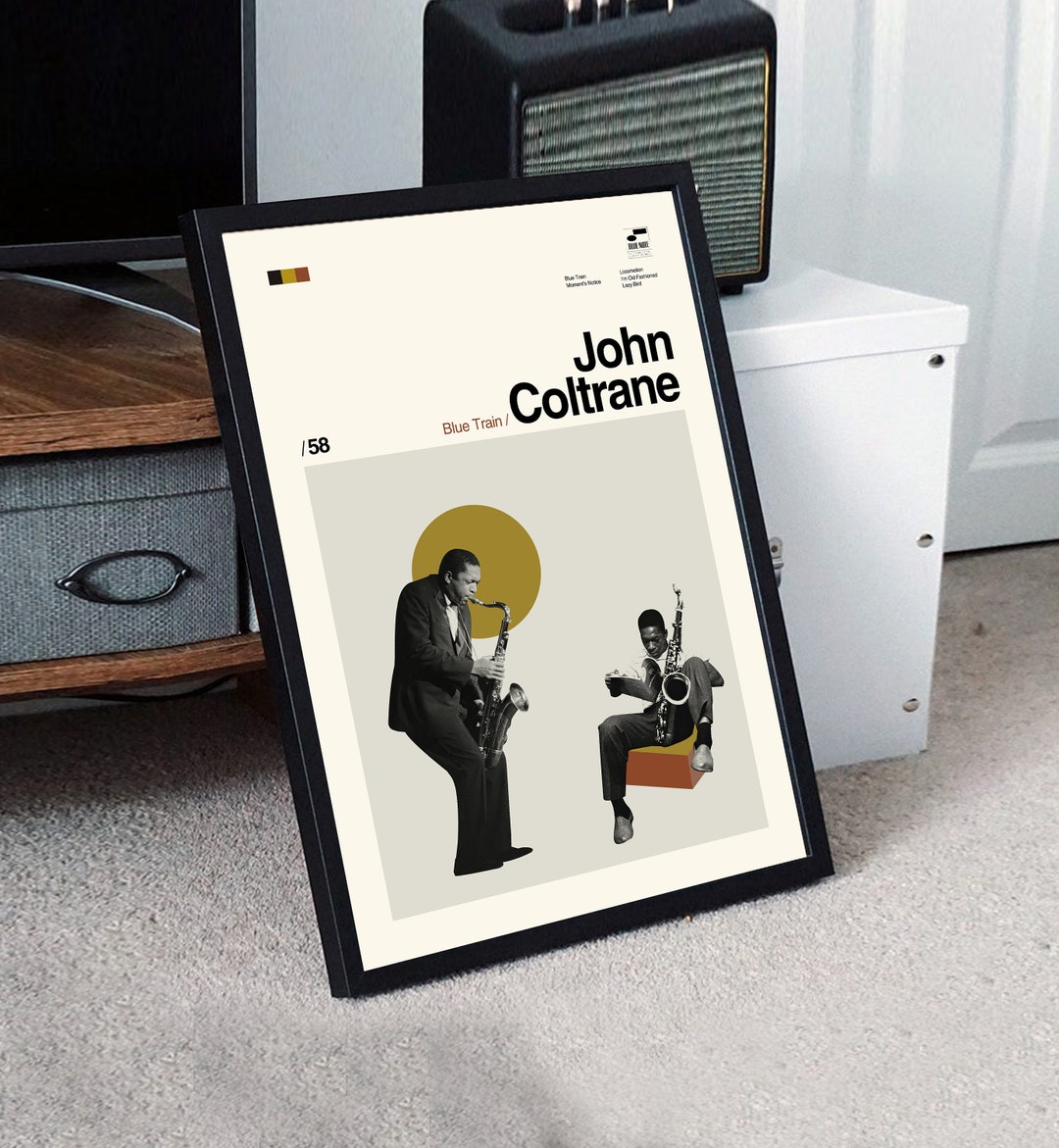 John Coltrane Poster John Coltrane Print Custom Poster - Etsy