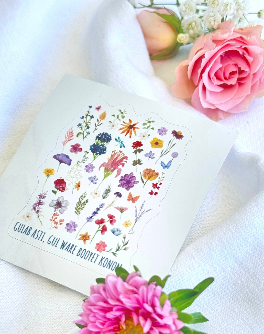 Gulab Asti, Gul Ware Booyet Konom Sticker (3" X 3") - Etsy