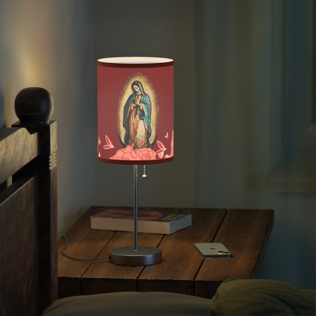 Our Lady of Guadalupe Table Lamp, Divine Illumination Lamp, Virgin Mary ...
