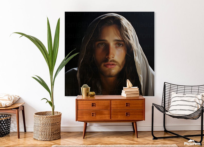 Stunning Jesus Christ Picture Digital Print, Jesus Art Digital Download Jesus Portrait Christ ...