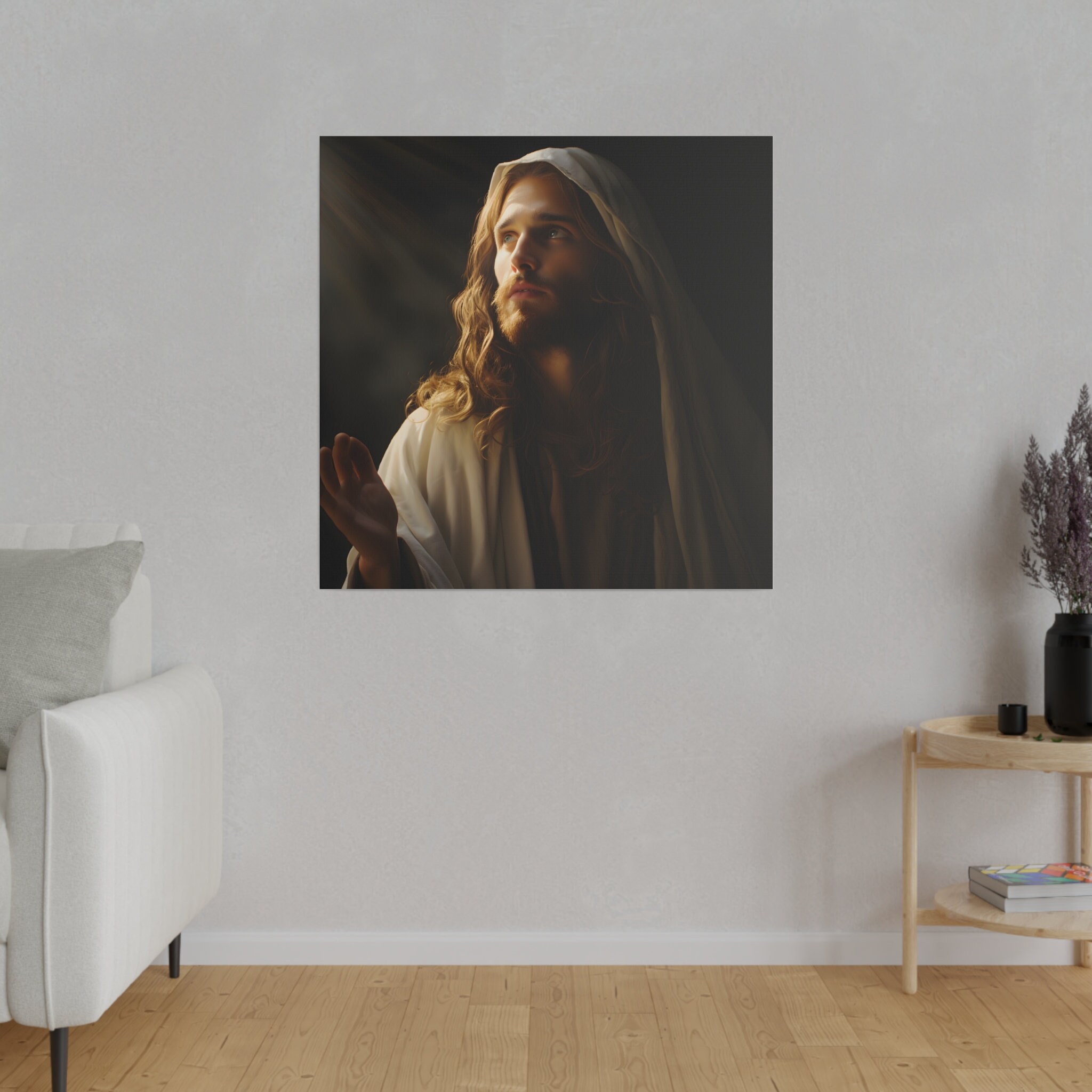 Stunning Jesus Christ Wall Art Eco-friendly Canvas Jesus Art - Etsy