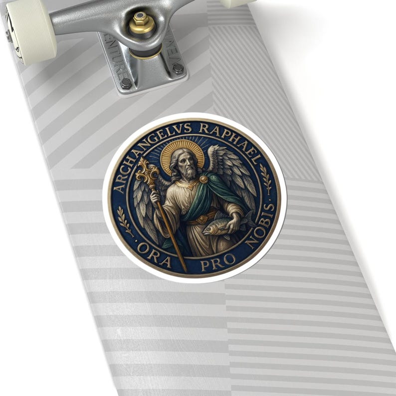 Religious Sticker Catholic St Raphael Archangel Healing Meetings ...