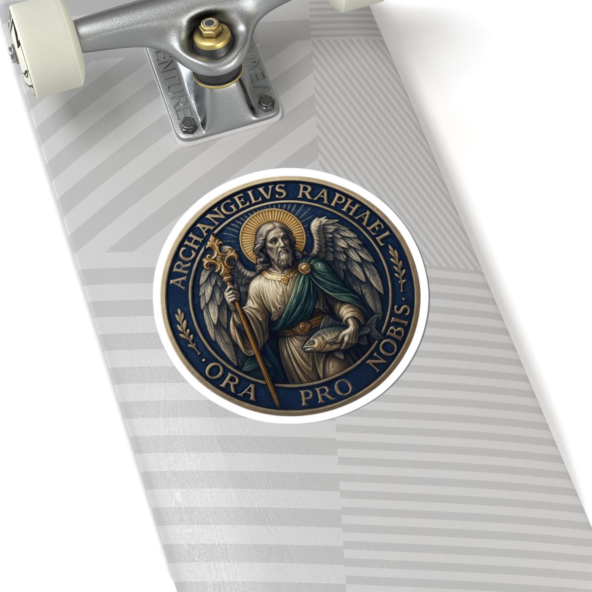 Religious Sticker Catholic St Raphael Archangel Healing Meetings ...
