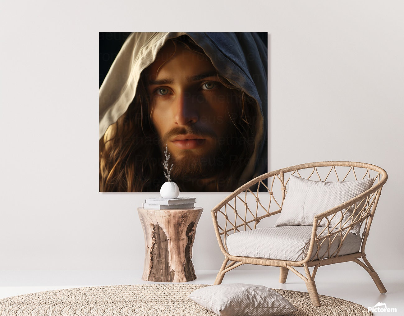 Stunning Jesus Christ Picture Digital Print, Jesus Art Digital Download Jesus Portrait Christ ...