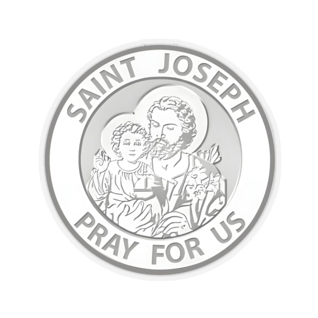 Religious Sticker Catholic Saint Joseph Sticker Patron of Families ...