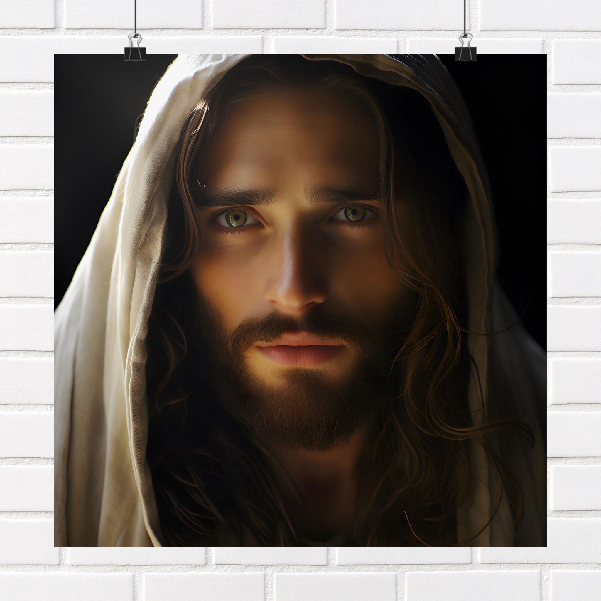 Stunning Jesus Christ Wall Art Poster, Jesus Art, Jesus Poster, Jesus ...