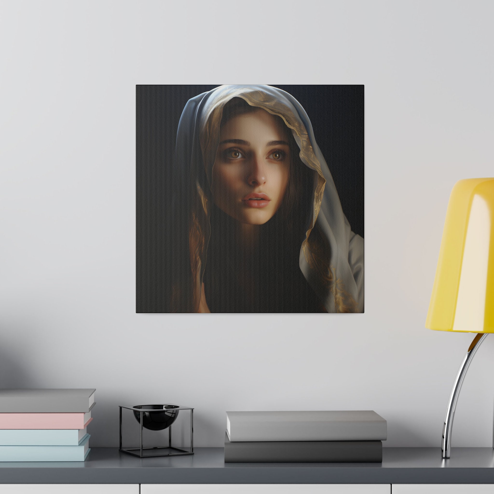 Blessed Virgin Mary Wall Art Modern Eco-friendly Canvas, Mother Mary ...