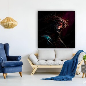 Crucified Jesus Christ Picture Printable Wall Art Jesus Art Crucifixion ...