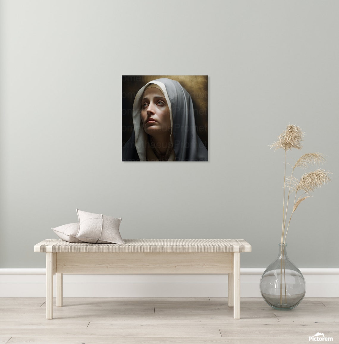 Our Lady of Sorrows Art Digital Download, Dolorosa Virgin Mary Portrait ...