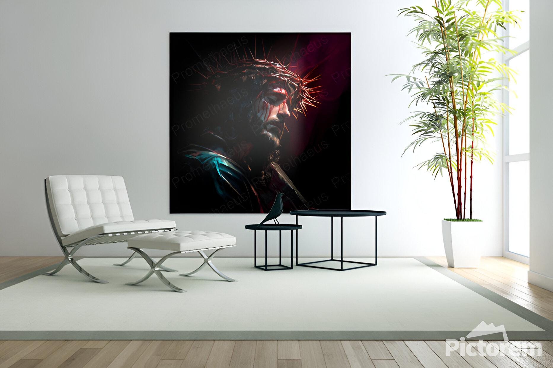 Crucified Jesus Christ Picture Printable Wall Art Jesus Art Crucifixion ...