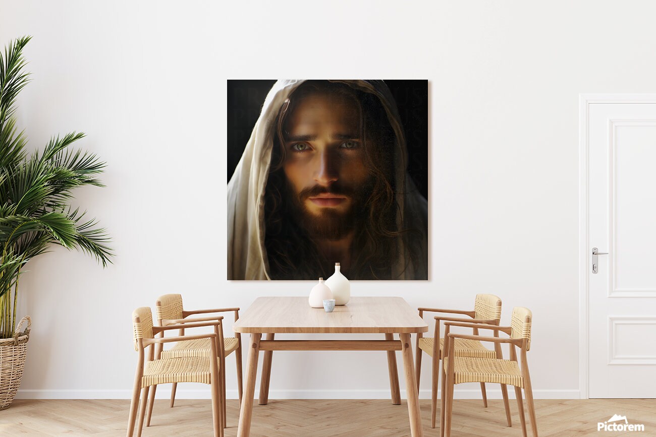 Stunning Jesus Christ Portrait Art Digital Download Jesus - Etsy