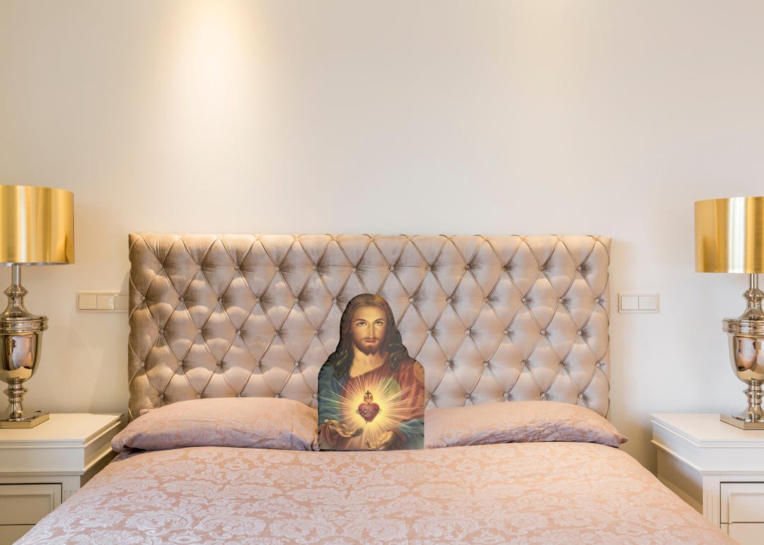 Sacred Heart of Jesus 3d-shaped Pillow Our Lord Christ Pillows Catholic ...