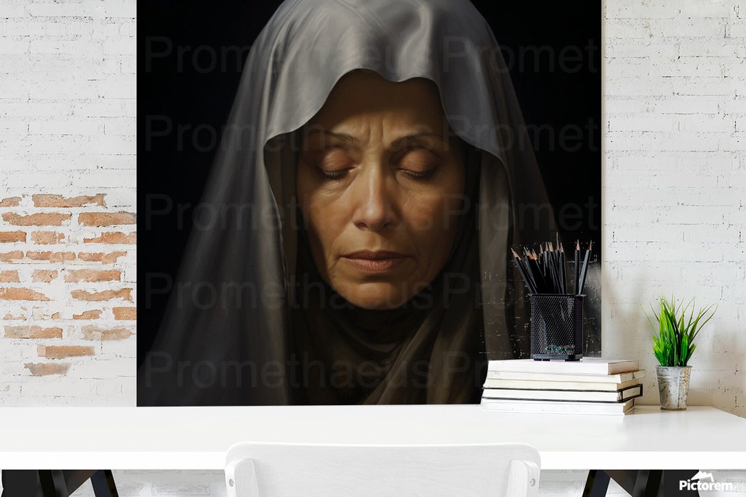 Our Lady of Sorrows Blessed Virgin Mary Portrait Digitally Download ...