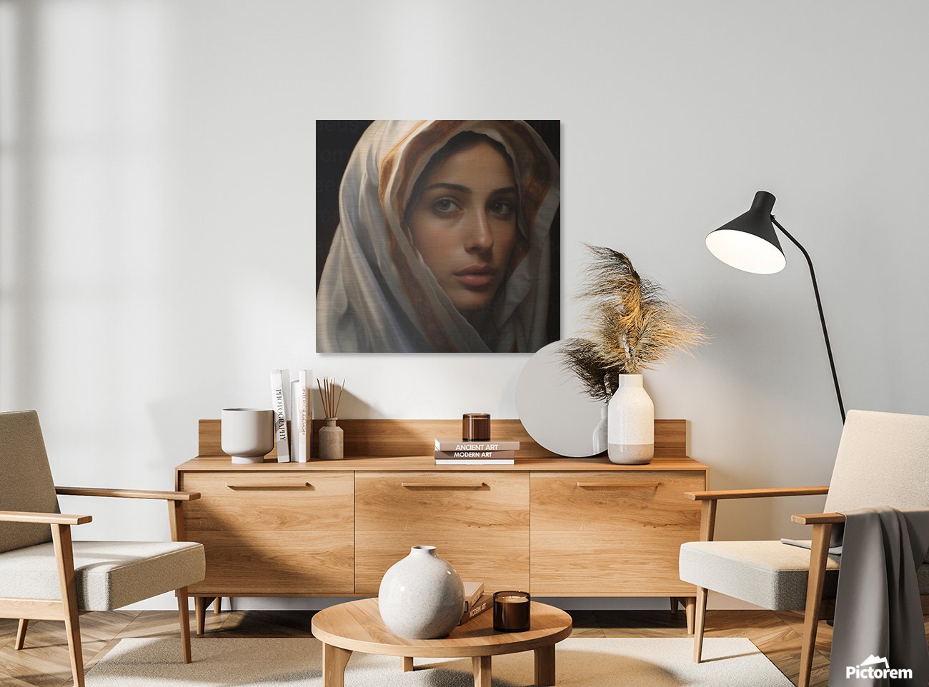 Blessed Virgin Mary Portrait Art Digital Download Mother Mary - Etsy